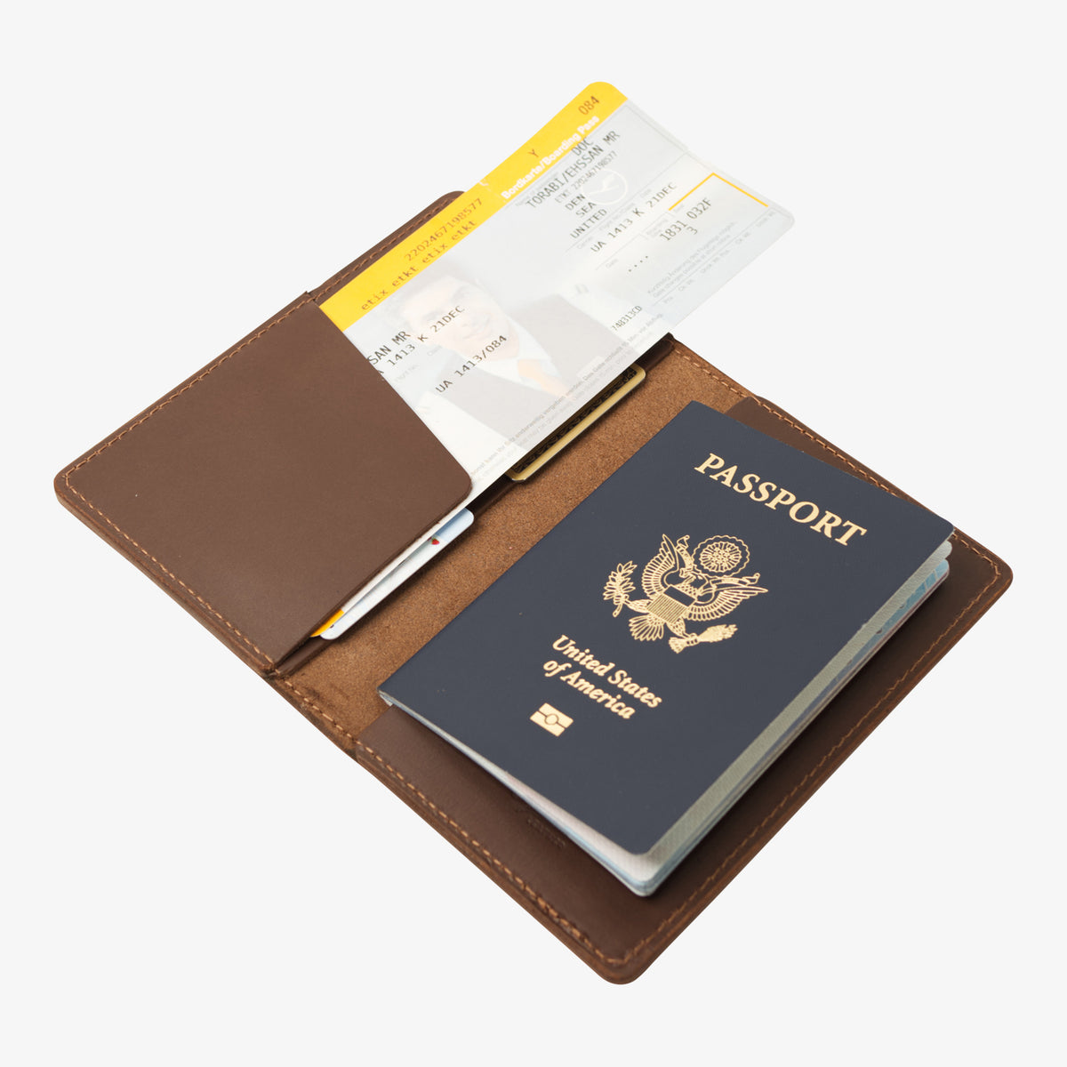 Rainier Passport Cover - Java – Coal Creek Leather