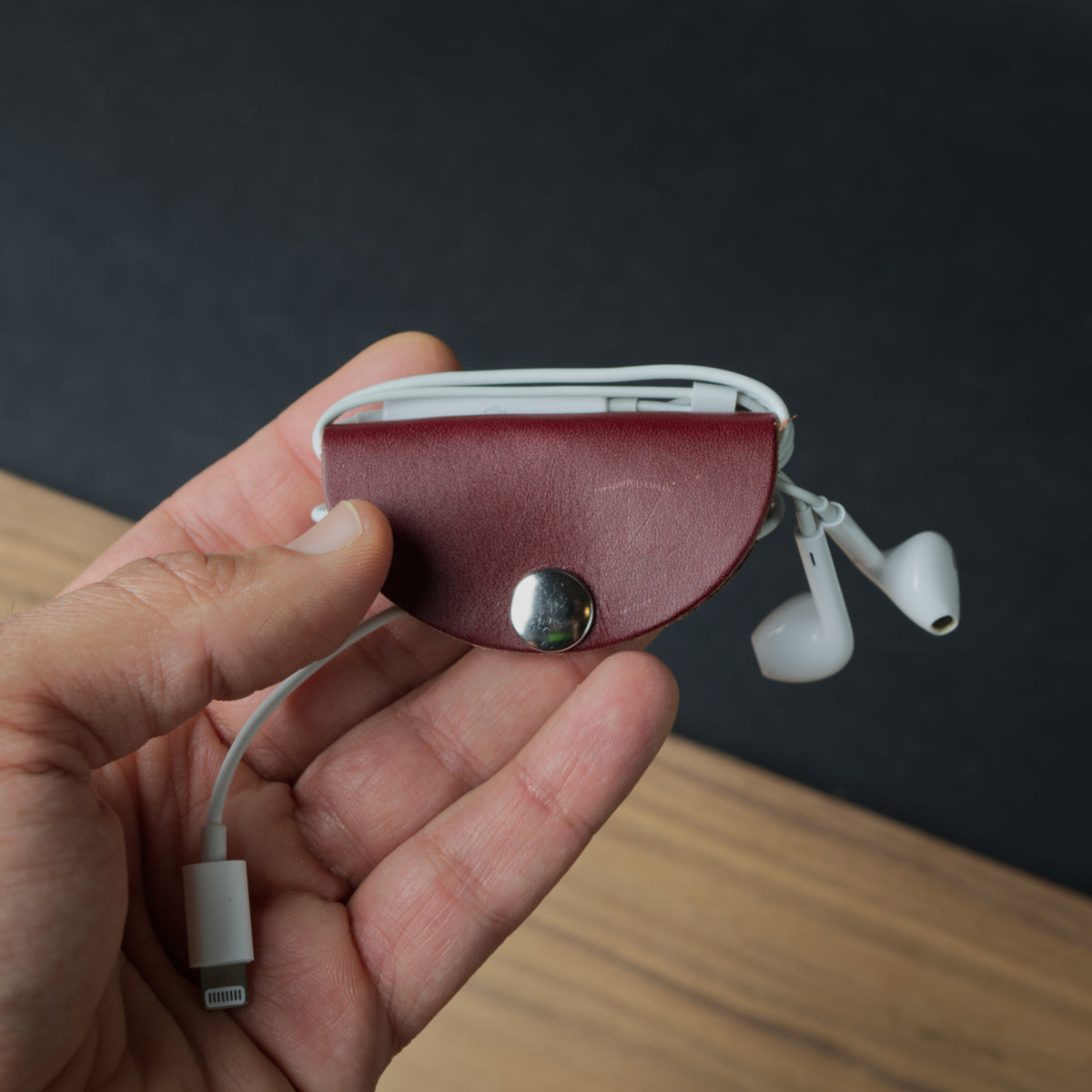 Classic Cord Taco - Burgundy – Coal Creek Leather